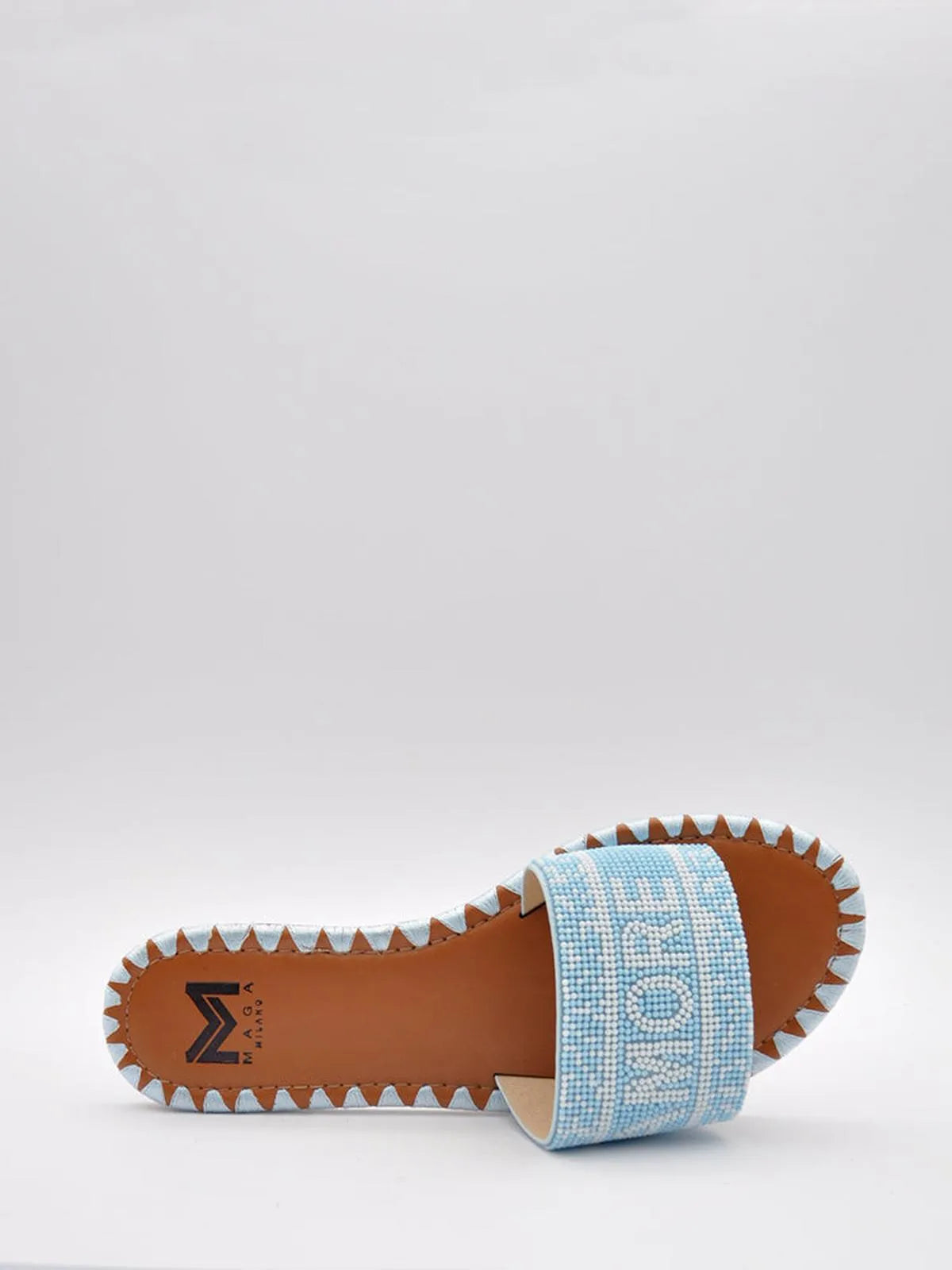 "AMORE" BEADED SLIPPER – MĀJÅ